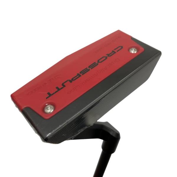 中古　Nランク　ＣＲＯＳＳＰＵＴＴ　ＣＲＯＳＳＰＵＴＴ　ＣＲＯＳＳＰＵＴＴ　ＲＥＤ　ＢＬＡＣＫ　ＬＡＢＥＬ（レッド）　３４インチ　パター　スチール 　フレックスその他 ロフト角:3.00