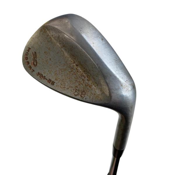 中古　Cランク　Ｍｏｄａｒｔ　Ｍｏｄａｒｔ　Ｍｏｄａｒｔ　ＳＤ　ＨＭ−２６　ノーメッキ　５８°．　ウェッジ　純正特注シャフト 　フレックスＳ ロフト角:58.00