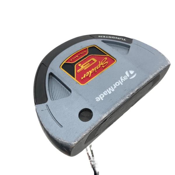 中古　Dランク　テーラーメイド　Ｓｐｉｄｅｒ　ＧＴ　Ｓｐｉｄｅｒ　ＧＴ　ＲＯＬＬＢＡＣＫ　ＳＩＬＶＥＲ／ＢＬＡＣＫ　シングルベンド　３４インチ　パター　スチール 　フレックスその他 ロフト角:3.00