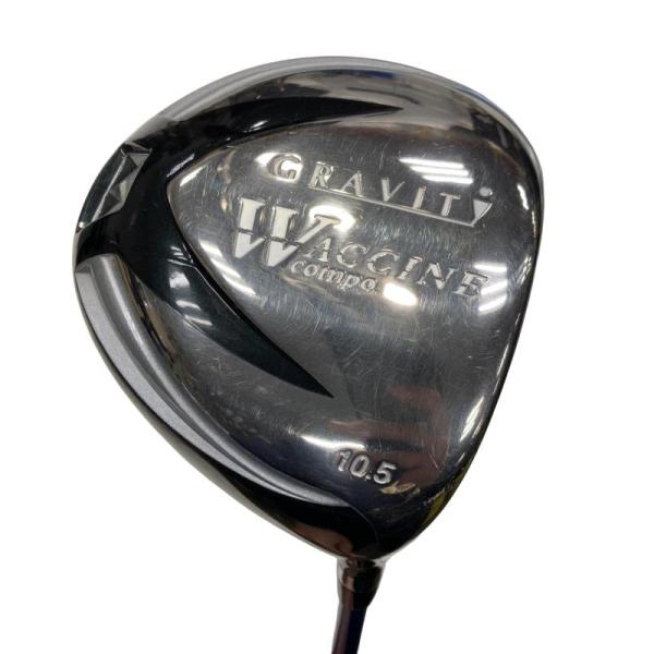 中古　Cランク　グラビティー　ＷＡＣＣＩＮＥ　ｃｏｍｐｏ．　ＷＡＣＣＩＮＥ　ｃｏｍｐｏ．（シルバー）　１０．５°　ドライバー　純正特注シャフト 　フレックスＳ ロフト角:10.50