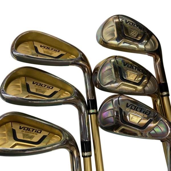 中古　Cランク　カタナゴルフ　ＶＯＬＴｉＯ　ＶＯＬＴｉＯ　ＩＶ　Ｇ　ＳＥＲＩＥＳ　ＩＩ（ゴールド）　６Ｓ（実本数：６本セット）　アイアンセット　純正特注シャフト 　フレックスＲ ロフト角:22.00