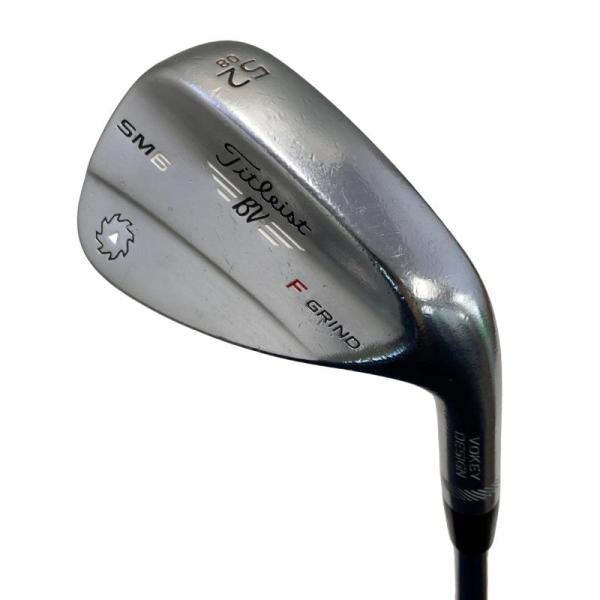 中古　Dランク　タイトリスト　ＶＯＫＥＹ　ＶＯＫＥＹ　ＳＰＩＮ　ＭＩＬＬＥＤ　ＳＭ６　ツアークロム　５２°／０８°Ｆ　ウェッジ　リシャフト 　フレックスその他 ロフト角:52.00