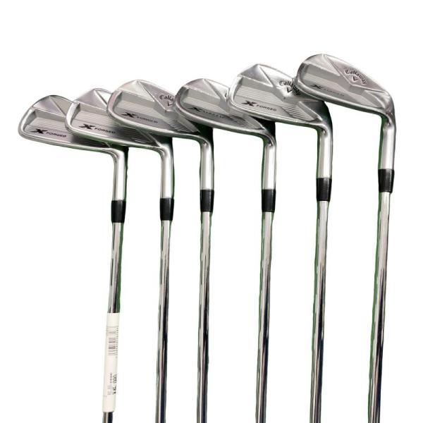 中古　Cランク　キャロウェイ　Ｘ　Ｘ　ＦＯＲＧＥＤ（２０１８）　６Ｓ（実本数：６本セット）　アイアンセット　ＮＳ　ＰＲＯ　ＭＯＤＵＳ３　ＴＯＵＲ１２０ 　フレックスＳ ロフト角:26.00