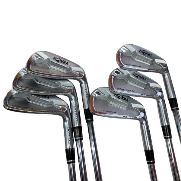 中古　Cランク　本間ゴルフ　ＴＯＵＲ　ＷＯＲＬＤ　ＴＯＵＲ　ＷＯＲＬＤ　ＴＷ７３７Ｖｓ　６Ｓ（実本数：６本セット）　アイアンセット　ＮＳ　ＰＲＯ　９５０ＧＨ 　フレックスＳ ロフト角:24.00