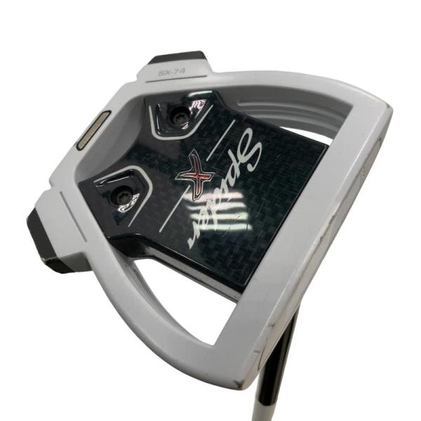 中古　Cランク　テーラーメイド　Ｓｐｉｄｅｒ　Ｘ　Ｓｐｉｄｅｒ　Ｘ　ＣＨＡＬＫ／ＷＨＩＴＥ　センターシャフト　３４インチ　パター　スチール（ブラック） 　フレックスその他 ロフト角:3.00