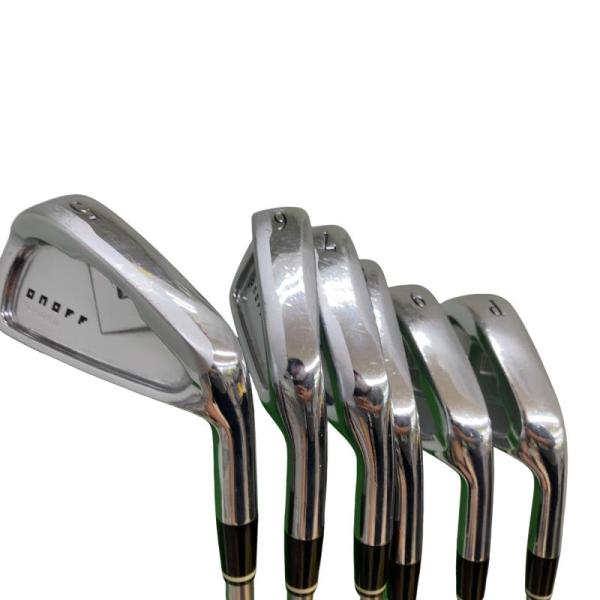中古　Dランク　ダイワ（グローブライド）　ＯＮＯＦＦ　ＯＮＯＦＦ　ＦＯＲＧＥＤ（２０１１）　　６Ｓ（実本数：６本セット）　アイアンセット　ＳＭＯＯＴＨ　ＫＩＣＫ　ＭＰ−７１１Ｉ 　フレックスＲ ロフト角:25.00