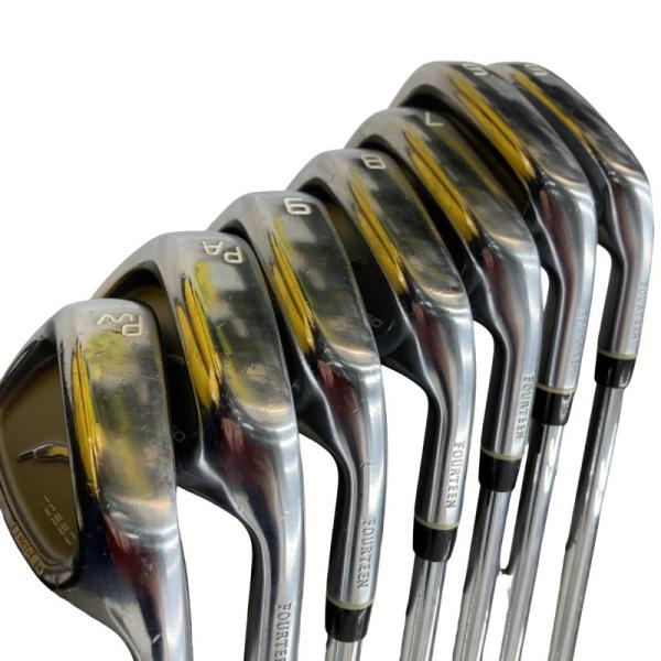 中古　Dランク　フォーティーン　ＴＣ　ＴＣ−５５０　ＦＯＲＧＥＤ（２００９）　８Ｓ（実本数：７本セット）　アイアンセット　ＮＳ　ＰＲＯ　９５０ＧＨ 　フレックスＳ ロフト角:26.00