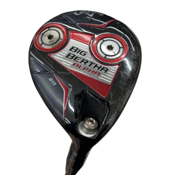 中古　Cランク　キャロウェイ　ＢＩＧ　ＢＥＲＴＨＡ　ＢＩＧ　ＢＥＲＴＨＡ　ＡＬＰＨＡ　８１５　１８°　フェアウェイウッド　ＢＩＧ　ＢＥＲＴＨＡ　ＡＬＰＨＡ　８１５（フェアウェイ） 　フレックスＳ ロフト角:18.00