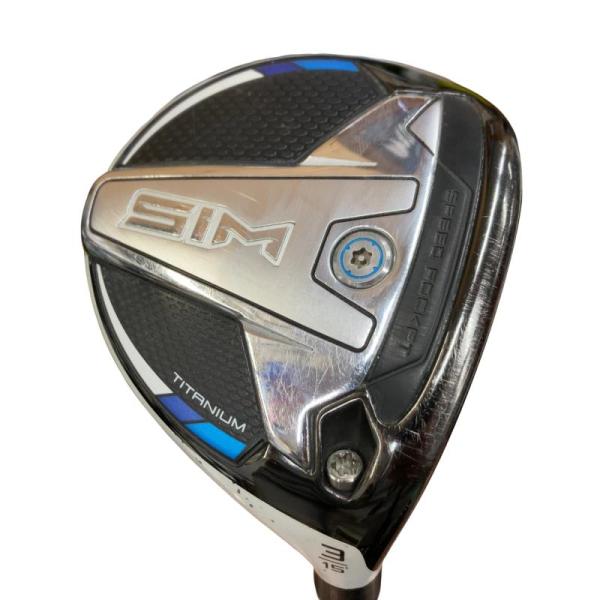 中古　Dランク　テーラーメイド　ＳＩＭ　ＳＩＭ　３Ｗ　フェアウェイウッド　リシャフト 　フレックスその他 ロフト角:15.00