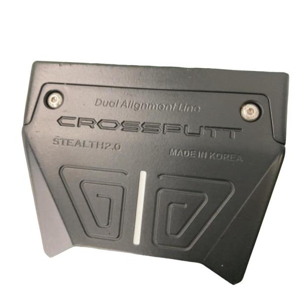 中古　Cランク　ＣＲＯＳＳＰＵＴＴ　ＣＲＯＳＳＰＵＴＴ　ＣＲＯＳＳＰＵＴＴ　ＳＴＥＡＬＴＨ２．０（ブラック）　３４インチ　パター　スチール 　フレックスその他 ロフト角:3.00