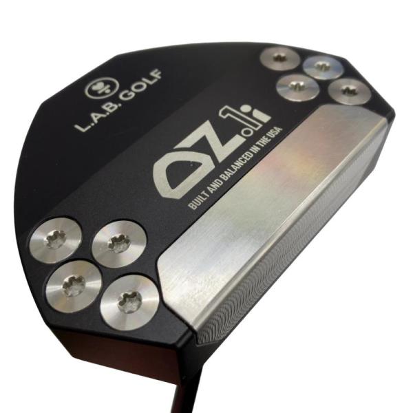 中古　Cランク　Ｌ．Ａ．Ｂ．ＧＯＬＦ　Ｌ．Ａ．Ｂ．ＧＯＬＦ　Ｌ．Ａ．Ｂ．ＧＯＬＦ　ＯＺ．１ｉ（ＢＬＡＣＫ）　３４インチ　パター　スチール 　フレックスその他 ロフト角:0.00