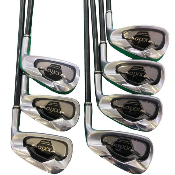 中古　Cランク　ダンロップ　ＸＸＩＯ　ＸＸＩＯ　ＦＯＲＧＥＤ（２００９）　　８Ｓ（実本数：７本セット）　アイアンセット　ＸＸＩＯ　ＭＸ２０００ 　フレックスＳ ロフト角:24.00