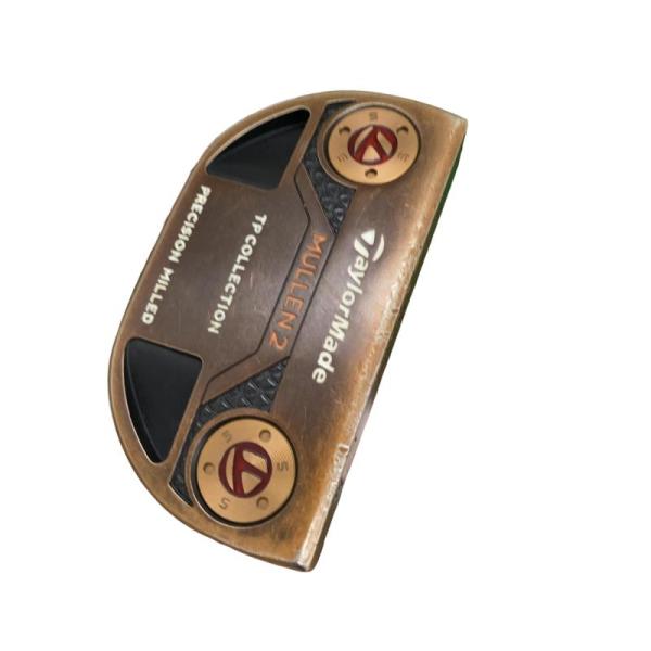 中古　Dランク　テーラーメイド　ＴＰ　ＣＯＬＬＥＣＴＩＯＮ　ＢＬＡＣＫ　ＣＯＰＰＥＲ　ＴＰ　ＣＯＬＬＥＣＴＩＯＮ　ＢＬＡＣＫ　ＣＯＰＰＥＲ　ＭＵＬＬＥＮ　２　３４インチ（ラムキン）　パター　スチール 　フレックスその他 ロフト角:3.50