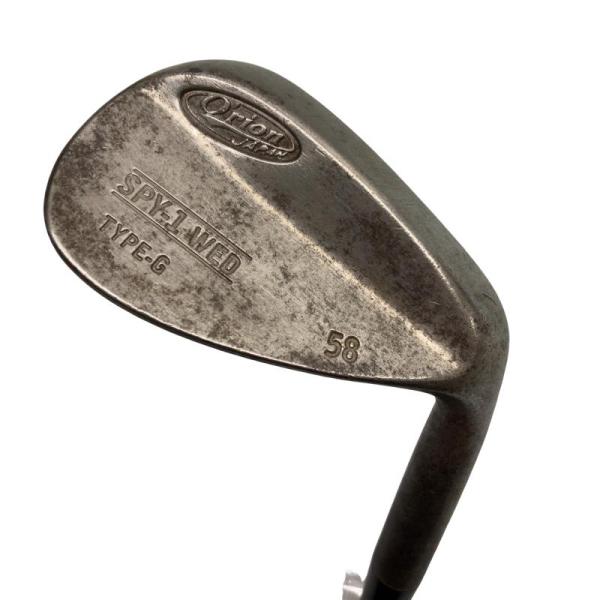 中古　Cランク　ＯＲＩＯＮ（オライオン）　ＳＰＹ−１　ＷＥＤ　ＳＰＹ−１　ＷＥＤ　ＴＹＰＥ−Ｇ（ノーメッキ）　５８°　ウェッジ　リシャフト 　フレックスその他 ロフト角:58.00