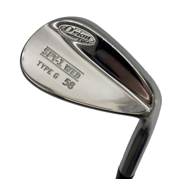 中古　Cランク　ＯＲＩＯＮ（オライオン）　ＳＰＹ−１　ＷＥＤ　ＳＰＹ−１　ＷＥＤ　ＴＹＰＥ−Ｇ（メッキ仕上げ）　５８°　ウェッジ　リシャフト 　フレックスその他 ロフト角:58.00