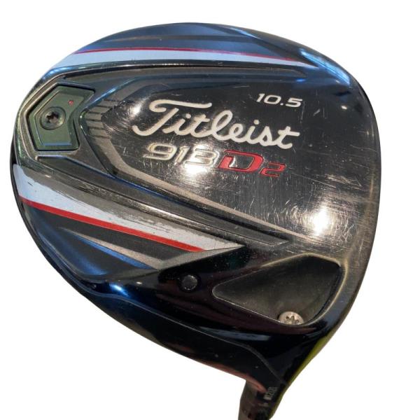 中古　Cランク　タイトリスト　９１３　９１３　Ｄ２　１０．５°　ドライバー　Ｔｏｕｒ　ＡＤ　ＧＴ−６ 　フレックスＳ ロフト角:10.50