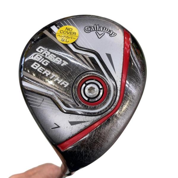 中古　Cランク　キャロウェイ　ＧＲＥＡＴ　ＢＩＧ　ＢＥＲＴＨＡ　ＧＲＥＡＴ　ＢＩＧ　ＢＥＲＴＨＡ（２０１５）　７Ｗ　フェアウェイウッド　ＢＩＧ　ＢＥＲＴＨＡ（２０１５）フェアウェイ 　フレックスＳＲ ロフト角:21.00