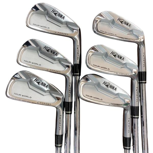 中古　Cランク　本間ゴルフ　ＴＯＵＲ　ＷＯＲＬＤ　ＴＯＵＲ　ＷＯＲＬＤ　ＴＷ７３７Ｖｓ　６Ｓ（実本数：６本セット）　アイアンセット　ＮＳ　ＰＲＯ　ＭＯＤＵＳ３　ＴＯＵＲ１０５ 　フレックスＳ ロフト角:24.00