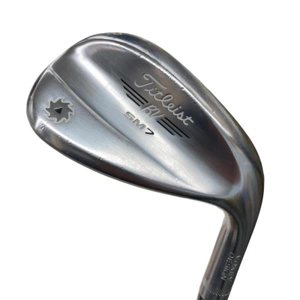 中古　Dランク　タイトリスト　ＶＯＫＥＹ　ＶＯＫＥＹ　ＳＰＩＮ　ＭＩＬＬＥＤ　ＳＭ７　ツアークロム　５８°／１４°Ｋ　ウェッジ　Ｄｙｎａｍｉｃ　Ｇｏｌｄ 　フレックスＳ ロフト角:58.00
