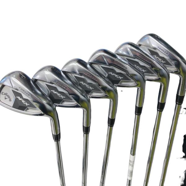 中古　Cランク　キャロウェイ　ＡＰＥＸ　ＡＰＥＸ（２０１９）　６Ｓ（実本数：６本セット）　アイアンセット　ＮＳ　ＰＲＯ　ＭＯＤＵＳ３　ＴＯＵＲ１０５ 　フレックスＳ ロフト角:23.50