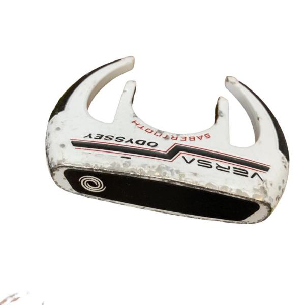 中古　Dランク　オデッセイ　ＶＥＲＳＡ　ＶＥＲＳＡ　ＳＡＢＥＲＴＯＯＴＨ　ホワイト　３５インチ　パター　スチール 　フレックスその他 ロフト角:3.00
