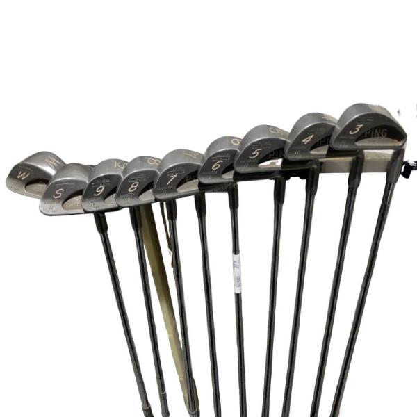 中古　Cランク　ピン　ＫＡＲＳＴＥＮ　ＫＡＲＳＴＥＮ　ＩＩ　　９Ｓ（実本数：９本セット）　アイアンセット　スチール 　フレックスＵＮＩ ロフト角:0.00