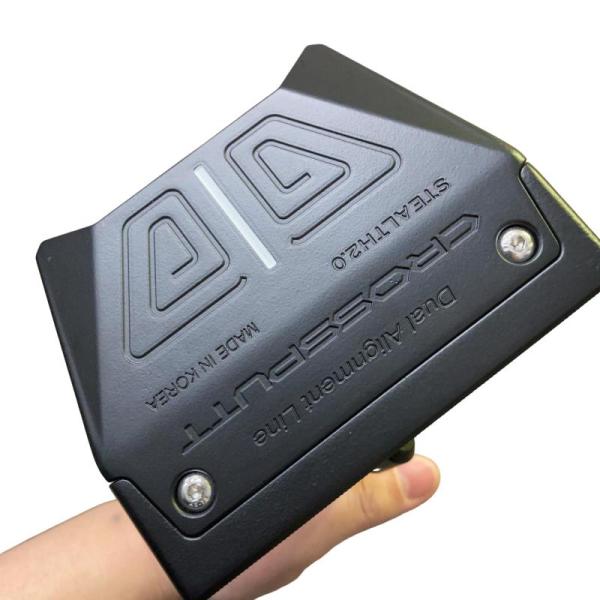 中古　Cランク　ＣＲＯＳＳＰＵＴＴ　ＣＲＯＳＳＰＵＴＴ　ＣＲＯＳＳＰＵＴＴ　ＳＴＥＡＬＴＨ２．０（ブラック）　３４インチ　パター　スチール 　フレックスその他 ロフト角:3.00