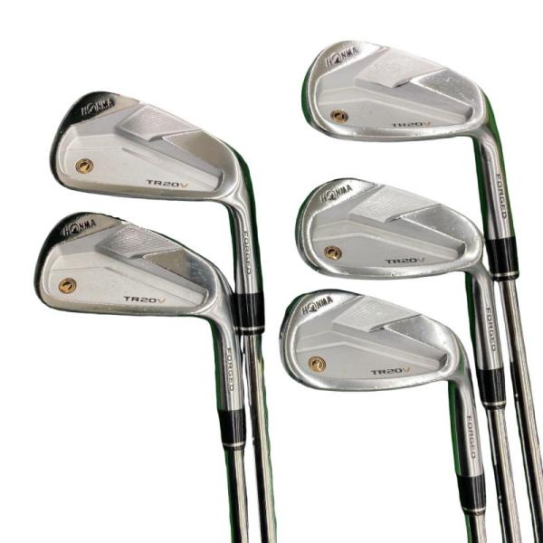 中古　Cランク　本間ゴルフ　ＴＯＵＲ　ＷＯＲＬＤ　ＴＯＵＲ　ＷＯＲＬＤ　ＴＲ２０Ｖ　６Ｓ（実本数：５本セット）　アイアンセット　ＮＳ　ＰＲＯ　ＭＯＤＵＳ３　ＦＯＲ　Ｔ／／ＷＯＲＬＤ 　フレックスＳ ロフト角:25.00
