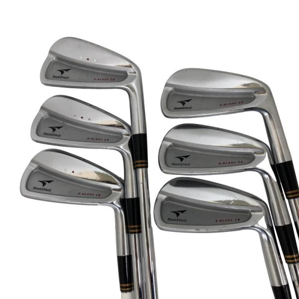 中古　Cランク　ブリヂストン　ＴＯＵＲＳＴＡＧＥ　ＴＯＵＲＳＴＡＧＥ　Ｘ−ＢＬＡＤＥ　ＣＢ（２００６）　６Ｓ（実本数：６本セット）　アイアンセット　Ｄｙｎａｍｉｃ　Ｇｏｌｄ 　フレックスＳ ロフト角:26.00