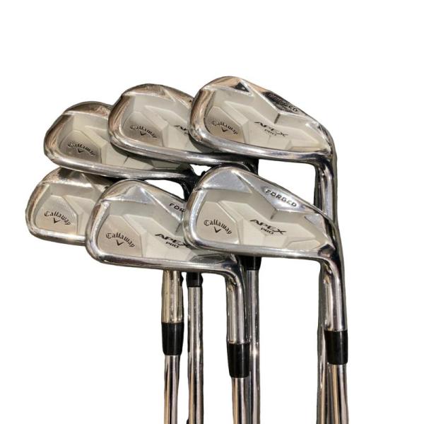 中古　Cランク　キャロウェイ　ＡＰＥＸ　ＡＰＥＸ　ＰＲＯ（２０１９）　６Ｓ（実本数：６本セット）　アイアンセット　ＮＳ　ＰＲＯ　９５０ＧＨ 　フレックスＳ ロフト角:26.00