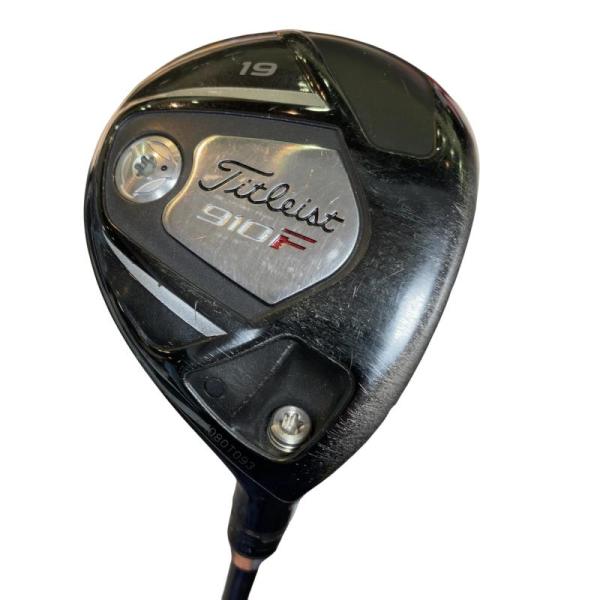 中古　Cランク　タイトリスト　９１０　９１０　Ｆ　１９°　フェアウェイウッド　純正特注シャフト 　フレックスＸ ロフト角:19.00