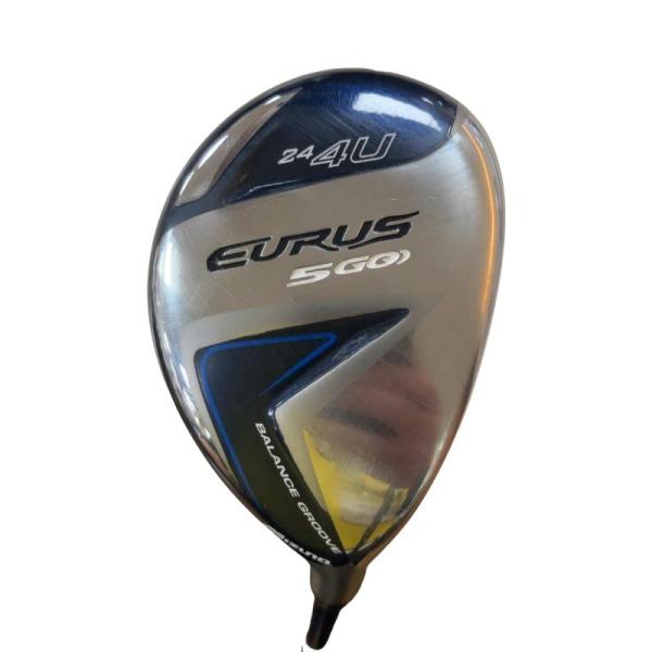 中古　Cランク　ミズノ　ＥＵＲＵＳ　ＥＵＲＵＳ　５ＧＯ　Ｕ４　ユーティリティ　ＥＸＳＡＲ（ＥＵＲＵＳ　５ＧＯ）ユーティリティ 　フレックスＲ ロフト角:24.00