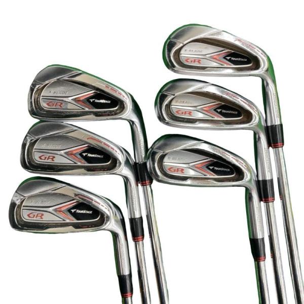 中古　Dランク　ブリヂストン　ＴＯＵＲＳＴＡＧＥ　ＴＯＵＲＳＴＡＧＥ　Ｘ−ＢＬＡＤＥ　ＧＲ（２０１２）　６Ｓ（実本数：６本セット）　アイアンセット　ＮＳ　ＰＲＯ　９５０ＧＨ　ウェイトフロー 　フレックスＳ ロフト角:25.00