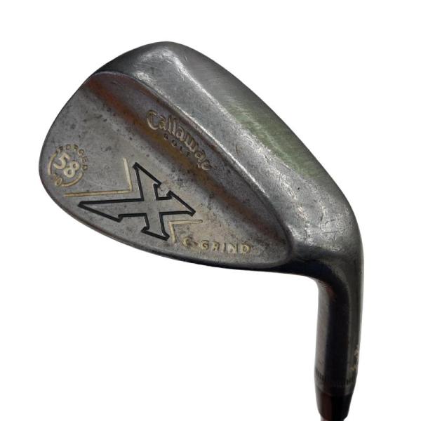 中古　Cランク　キャロウェイ　Ｘ　Ｘ　ＦＯＲＧＥＤ　ニュー・ビンテージ　５８ＭＤ−１０　Ｃ−ＧＲＩＮＤ　ウェッジ　Ｍｅｍｐｈｉｓ　１０　ＤＢ 　フレックスＵＮＩ ロフト角:58.00