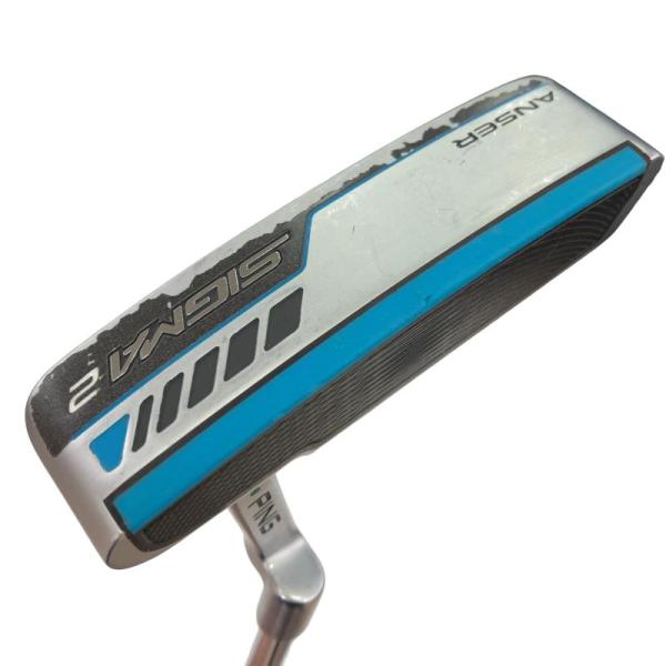 中古　Cランク　ピン　ＳＩＧＭＡ　２　ＳＩＧＭＡ　２　ＡＮＳＥＲ　プラチナム（長さ調整機能付き）（ＰＰ６０）　パター　スチール 　フレックスその他 ロフト角:3.00