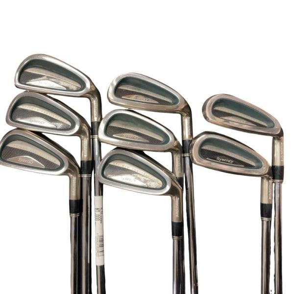 中古　Cランク　ブリヂストン　ＴＯＵＲＳＴＡＧＥ　ＴＯＵＲＳＴＡＧＥ　Ｓｙｎｅｒｇｙ（２００５）　１０Ｓ（実本数：９本セット）　アイアンセット　ＳＹＮＥＲＧＹ　ＰＯＷＥＲＫＩＣＫ 　フレックスＲ ロフト角:24.00