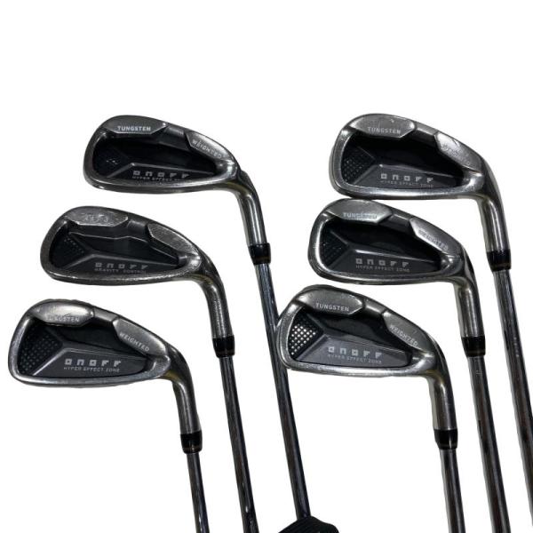 中古　Cランク　ダイワ（グローブライド）　ＯＮＯＦＦ　ＯＮＯＦＦ（２０１２）　６Ｓ（実本数：６本セット）　アイアンセット　純正特注シャフト 　フレックスＳ ロフト角:24.00
