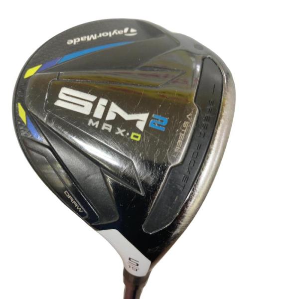 中古　Dランク　テーラーメイド　ＳＩＭ２　ＳＩＭ２　ＭＡＸ−Ｄ　５Ｗ　フェアウェイウッド　ＴＥＮＳＥＩ　ＢＬＵＥ　ＴＭ５０（ＳＩＭ２　ＦＷ） 　フレックスＳ ロフト角:19.00