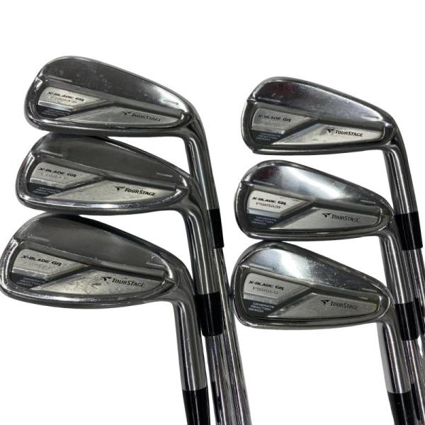 中古　Cランク　ブリヂストン　ＴＯＵＲＳＴＡＧＥ　ＴＯＵＲＳＴＡＧＥ　Ｘ−ＢＬＡＤＥ　ＧＲ　ＦＯＲＧＥＤ（２０１４）　６Ｓ（実本数：６本セット）　アイアンセット　ＮＳ　ＰＲＯ　９５０ＧＨ　ウェイトフロー 　フレックスＳ ロフト角:25.00