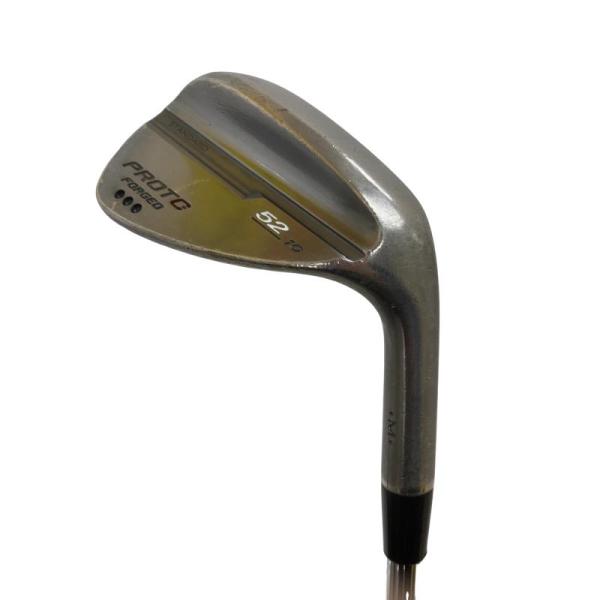 中古　Dランク　ＰＲＯＴＯ−ＣＯＮＣＥＰＴ　ＰＲＯＴＯ−ＣＯＮＣＥＰＴ　ＰＲＯＴＯ−ＣＯＮＣＥＰＴ　ＦＯＲＧＥＤ　ＷＥＤＧＥ（メッキ）　５２°／１０°　ウェッジ　純正特注シャフト 　フレックスその他 ロフト角:52.00