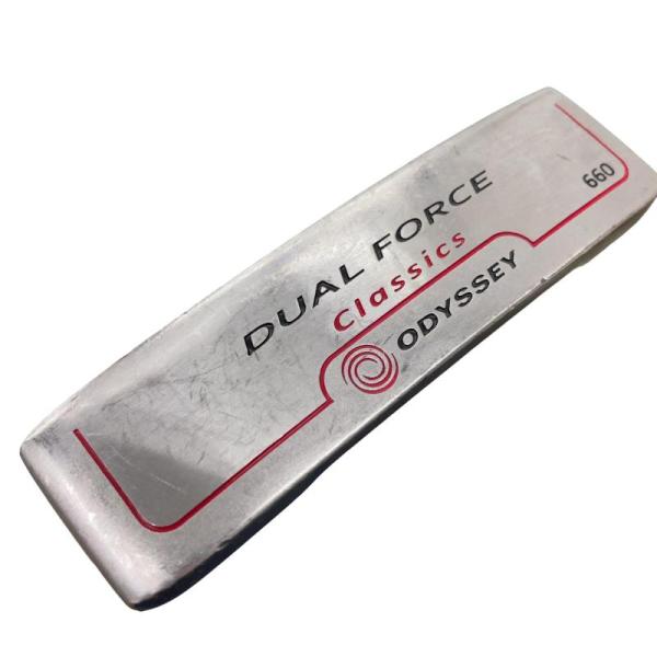 中古　Cランク　オデッセイ　ＤＵＡＬ　ＦＯＲＣＥ　Ｃｌａｓｓｉｃｓ　ＤＵＡＬ　ＦＯＲＣＥ　Ｃｌａｓｓｉｃｓ　６６０　３３インチ　パター　スチール 　フレックスその他 ロフト角:3.00