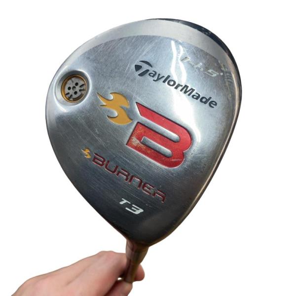 中古　Cランク　テーラーメイド　ＢＵＲＮＥＲ　ＢＵＲＮＥＲ（２００８）　Ｔ３（１４．５°）　フェアウェイウッド　ＲＥ−ＡＸ　ＳＵＰＥＲＦＡＳＴ　２００８（フェアウェイ） 　フレックスＳ ロフト角:14.50
