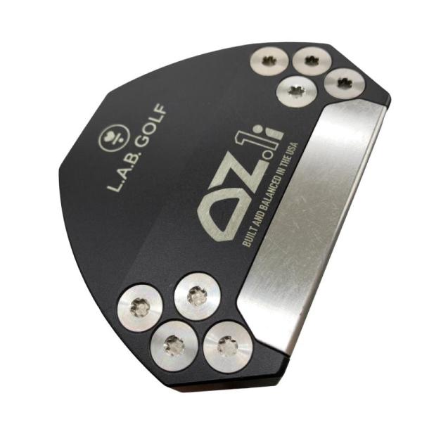 中古　Cランク　Ｌ．Ａ．Ｂ．ＧＯＬＦ　Ｌ．Ａ．Ｂ．ＧＯＬＦ　Ｌ．Ａ．Ｂ．ＧＯＬＦ　ＯＺ．１ｉ（ＢＬＡＣＫ）　３４インチ　パター　スチール 　フレックスその他 ロフト角:0.00