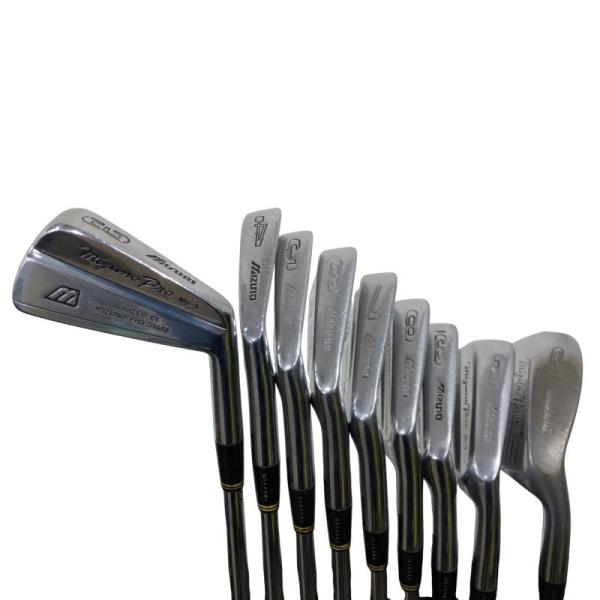 中古　Dランク　ミズノ　Ｍｉｚｕｎｏ　Ｐｒｏ　Ｍｉｚｕｎｏ　Ｐｒｏ　ＭＳ−３　９Ｓ（実本数：９本セット）　アイアンセット　スチール 　フレックスその他 ロフト角:28.00