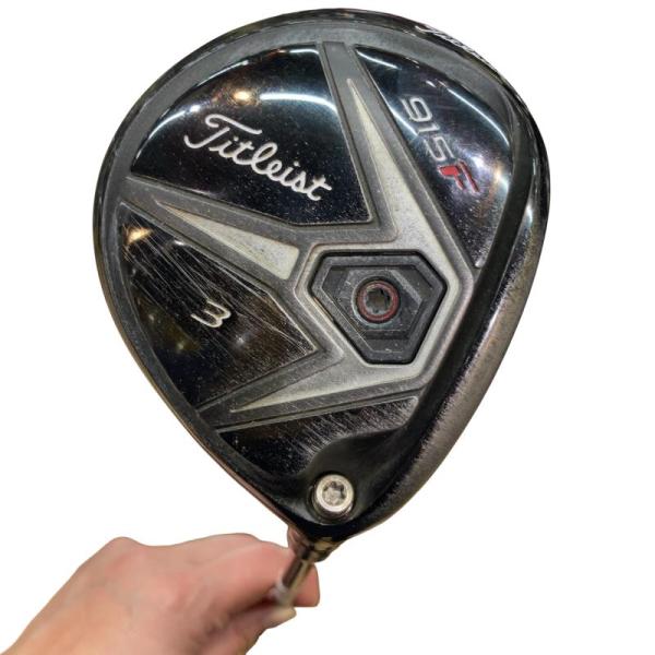 中古　Cランク　タイトリスト　９１５　９１５　Ｆ　３Ｗ（１５°）　フェアウェイウッド　Ｔｏｕｒ　ＡＤ　ＭＪ−７ 　フレックスＳ ロフト角:15.00