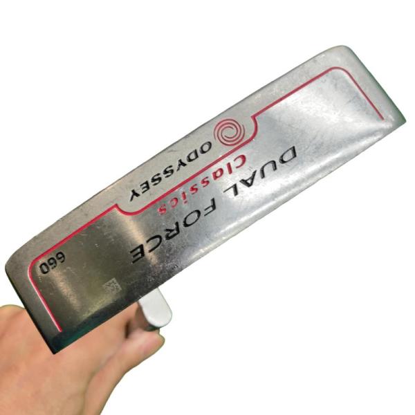 中古　Cランク　オデッセイ　ＤＵＡＬ　ＦＯＲＣＥ　Ｃｌａｓｓｉｃｓ　ＤＵＡＬ　ＦＯＲＣＥ　Ｃｌａｓｓｉｃｓ　６６０　３４インチ　パター　スチール 　フレックスその他 ロフト角:3.00