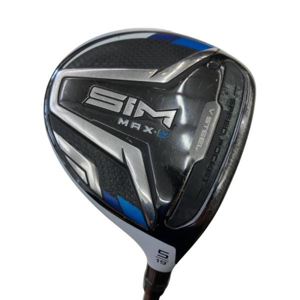 中古　Cランク　テーラーメイド　ＳＩＭ　ＳＩＭ　ＭＡＸ−Ｄ　５Ｗ　フェアウェイウッド　ＴＥＮＳＥＩ　ＢＬＵＥ　ＴＭ５０（ＦＷ） 　フレックスＲ ロフト角:19.00