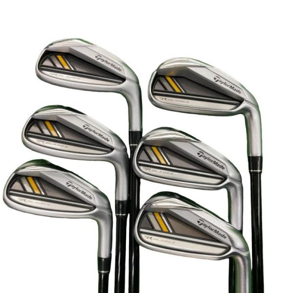 中古　Cランク　テーラーメイド　ＲＯＣＫＥＴ　ＢＬＡＤＥＺ　ＲＯＣＫＥＴ　ＢＬＡＤＥＺ　　６Ｓ（実本数：６本セット）　アイアンセット　ＴＭ７−１１３ 　フレックスＲ ロフト角:23.00