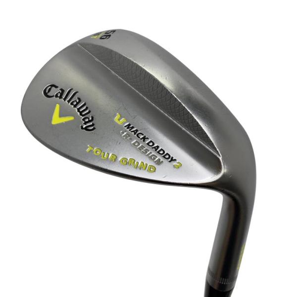 中古　Cランク　キャロウェイ　ＭＡＣＫ　ＤＡＤＤＹ　ＭＡＣＫ　ＤＡＤＤＹ　２　ＴＯＵＲ　ＧＲＩＮＤ　クロムメッキ　５６°／１１°　ＵＳＡ　ウェッジ　Ｄｙｎａｍｉｃ　Ｇｏｌｄ 　フレックスＳ ロフト角:56.00