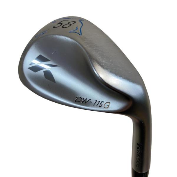 中古　Cランク　キャスコ　Ｄｏｌｐｈｉｎ　Ｗｅｄｇｅ　Ｄｏｌｐｈｉｎ　Ｗｅｄｇｅ　ＤＷ−１１５Ｇ　５８°　ウェッジ　純正特注シャフト 　フレックスＳ ロフト角:58.00